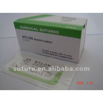 Buy Wholesale China Nylon Sutures - Black Nylon Monofilament Surgical Suture & Nylon Sutures ...