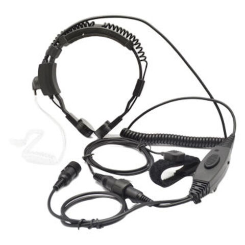 Wholesale Vibration Throat Mic Headset With Neck Band, Throat Mic ...