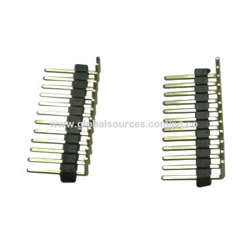 Buy Wholesale China Jvt 1.27mm Right Angle 10-pin Pin Headers, Smt Type ...