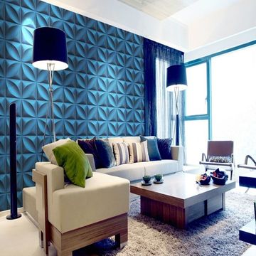 Buy Wholesale China Waterproof Tv Backdrop Decorative Pvc 3d Wall Panel ...