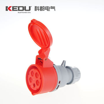 KEDU IP44 CEE industrial socket,VDE,SEMKO certificated,free sample is ...