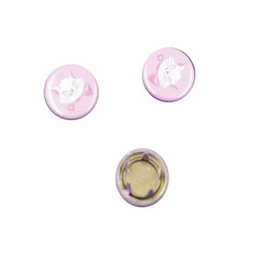 Buy Wholesale China Pink Painting Safe Prongs Snap Buttons & Pink ...