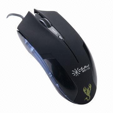 Buy Wholesale China Game Optical Mouse With 800/1200/1600dpi Resolution ...