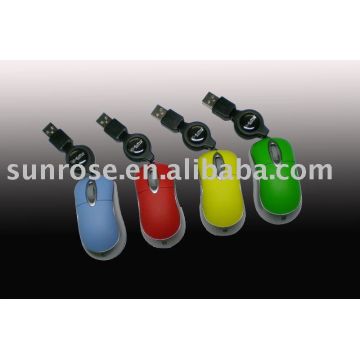 Retractable Mini Mice - Laptop Retractable Cable Mini Mouse | Global ...