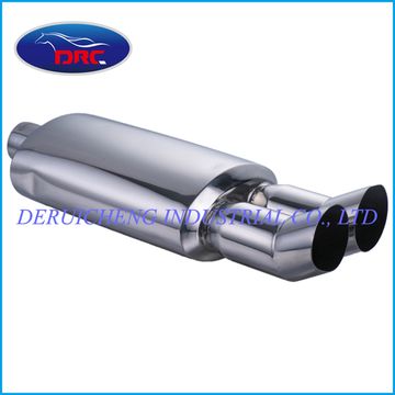 Buy Wholesale China Auto Exhaust Muffler Dual Universal Type Stainless ...