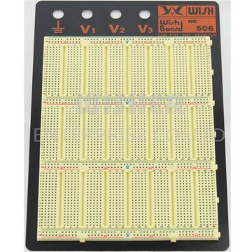 Solderless Breadboard, WISHBOARD WBU-5XX Series, WBU-506(2740 holes ...