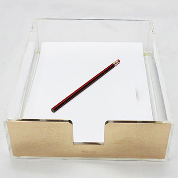 Buy Wholesale China Acrylic Desktop Stationery File Organizer Tray ...