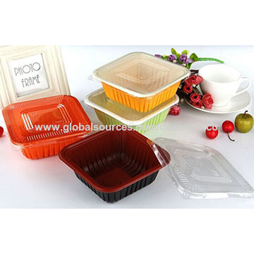 Buy Wholesale China Take Out Ps Black Plastic Bento Box For Chinese ...