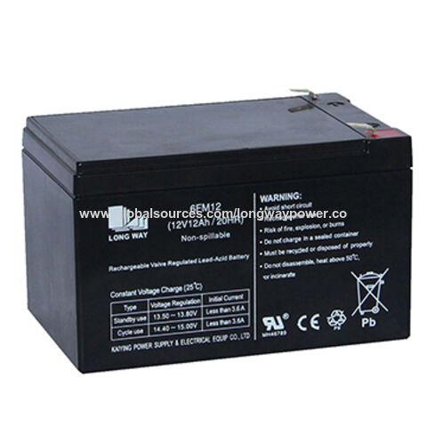 Buy Wholesale China 12v/12ah Backup Power Ups Solar Lead-acid Battery ...