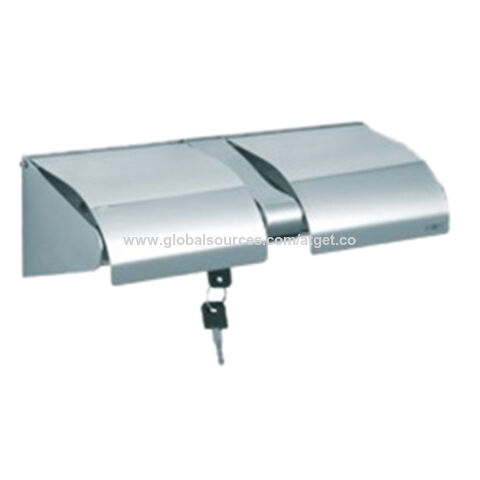 Buy Wholesale China Stainless Steel Wall-mounted Double Paper Holder ...