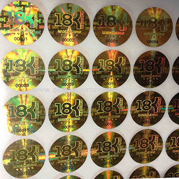 Buy Wholesale China Factory Price Laser Print Hologram Sticker, Void ...
