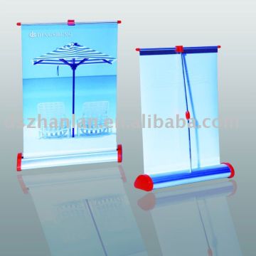 Buy Wholesale China Roll Up Banner - Mini Desktop Roll Up Banner Stand ...