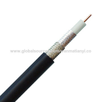 RG59 75 Ohm Coaxial Cables, CCTV, 0.81mm CCS/Cu, 3.66mm FPE, Bonded Al ...