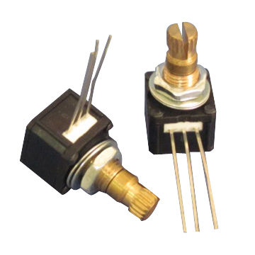 Buy Wholesale China 12mm Single-turn Carbon Panel Rotary Potentiometers ...