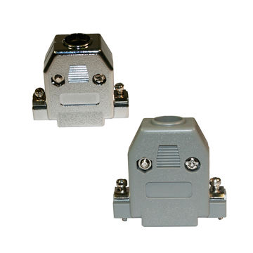 D-sub Backshells, Straight Top Entry Positions (9, 15, 25, 37, 50 ...