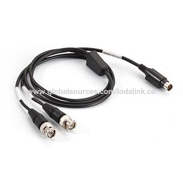 China 3ft / 6ft / 10ft Mini DIN 6 Pin Male to 2 Dual BNC Male Cable ...