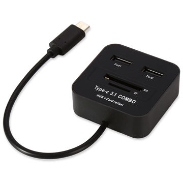 Buy Wholesale China Type-c 3.1 Hub & Card Reader Combo, 3 Usb Port+ 1 ...