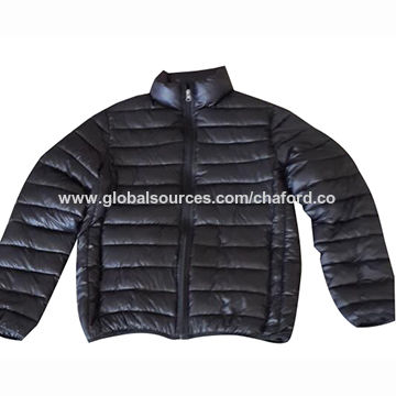 Buy Wholesale China Men's Fake Down Jacket Stocklot with 210T Lining ...