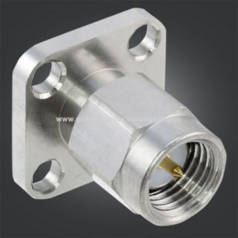 China 18GHz SMA Male Flange Mount Connector, SMA ST Plug Test Cable ...