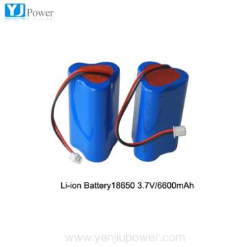 Buy Wholesale China 3.7v 6600mah 18650 Battery Pack 18650 Lipo ...