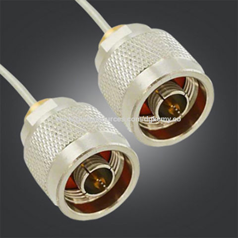 Buy Wholesale China N Male Straight Plug Both End With .086 Semi Rigid ...