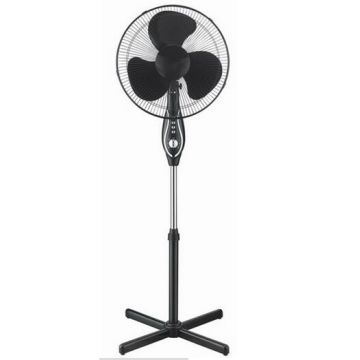 Buy Wholesale China 16" Black Oscillating Stand Fan With 120 Mintures ...