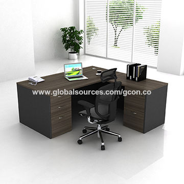 Elm color laminated office table, office desk executive desks - Buy ...
