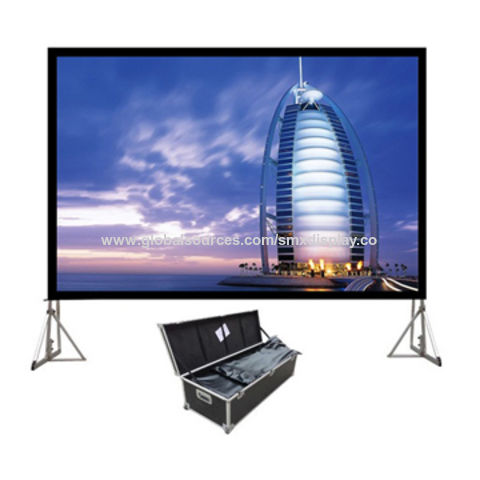 Fast-Fold Mini Projection Screen with Carrying Case Screen, Fast ...