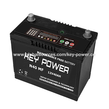 Buy Wholesale China N40 Mf Jis Electric Vehicle Battery, 12v40ah ...