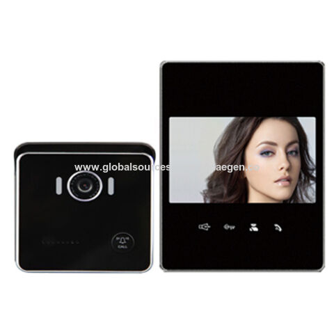 4-wire villa video intercom doorphone with 7-inch indoor color monitor ...