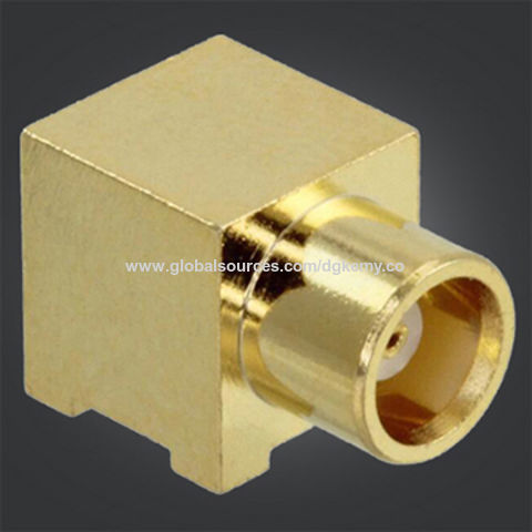 China MCX Right Angle SMD PCB Connector, MCX R/A Female Jack for SMD ...