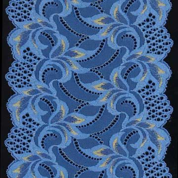 Buy Wholesale China 18cm Two Tone Stretch Lace Trim For Garment ...
