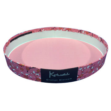 Buy Wholesale China Oval Cardboard Tray In Pink,purple And Yellow ...
