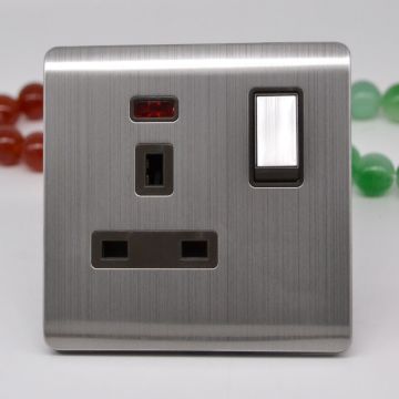 Buy Wholesale China 13a Switched Socket With Neon Uk Standard & 13a ...