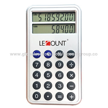 Buy Wholesale China Euro Converter Calculator, 2 Line 8 Digits Display ...