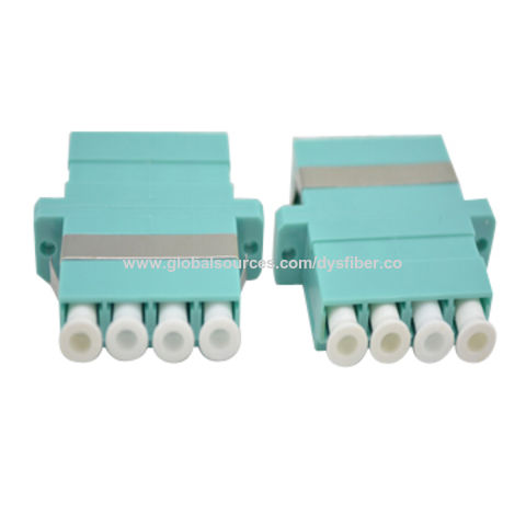China Multi-mode 10Gb OM3 w/ flange LC quad adapter on Global Sources ...