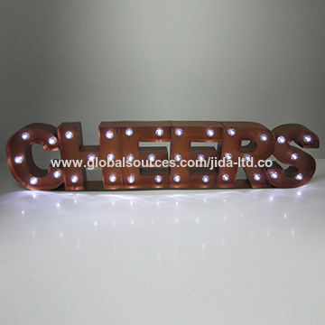 Buy Wholesale China Metal Led Letter Sign, Letter Light & Metal Led ...
