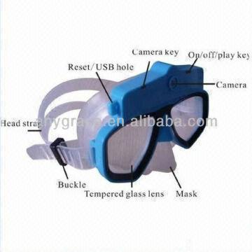 Buy Wholesale China Full Hd720p Underwater Scuba Mask Camera Diving ...