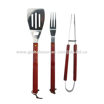 Buy Wholesale China Fda 3pcs Grill Set Barbecue Tools (includes Spatula ...