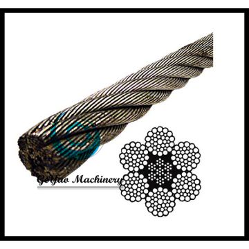 Buy Wholesale China Galvanized Wire Rope Eips Iwrc - 6x37 Class(steel Core) & Galvanized Wire ...