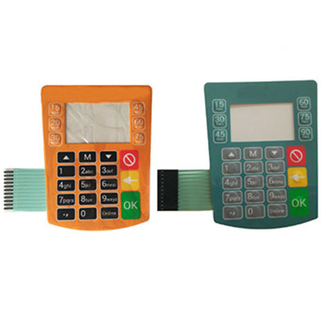 Buy Wholesale China Embossed Pc Overlay Membrane Numeric Keypad With A ...