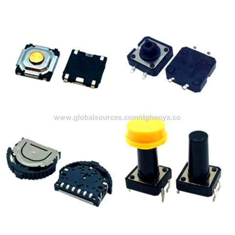 Buy Wholesale China Tactile Switch With 12v 0.3a Dc Rated Load And 100 ...