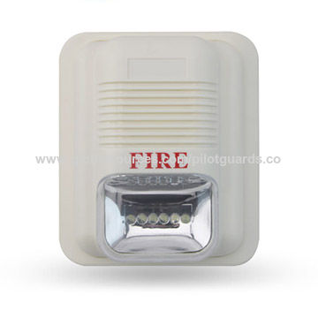 Buy Wholesale China Fire Alarm With Strobe, Led Light, 2 Contacts, Abs ...