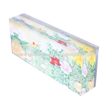 Buy Wholesale China Clear Acrylic Paperweight, Hot-pressing In Two ...