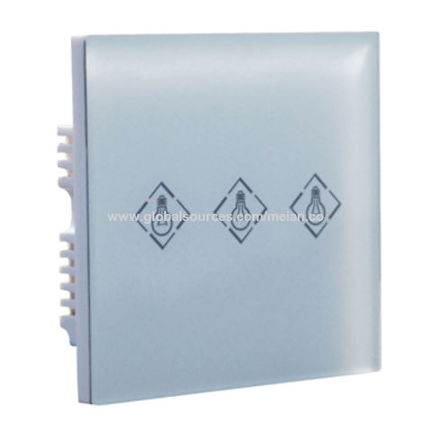 Glass Touch Light Switch, 220V AC Input Voltage, 2W Power Consumption ...