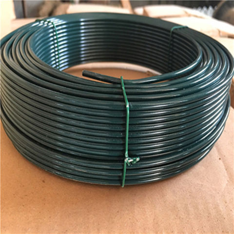 Green PVC coated wire, small coil wire galvanized coil wire coil wire ...