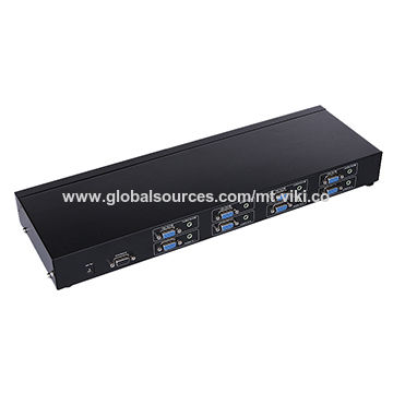 4x4 VGA Matrix Switch with Audio/IR and RS232 Control, VGA Matrix ...
