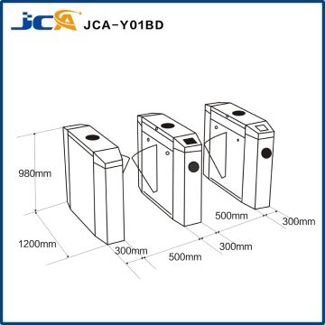 Buy Wholesale China Smart Card Turnstile Automatic Security Flap ...