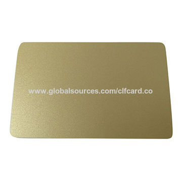 Buy Wholesale China Clf Gold Metallic Finished Pvc Membership/business ...