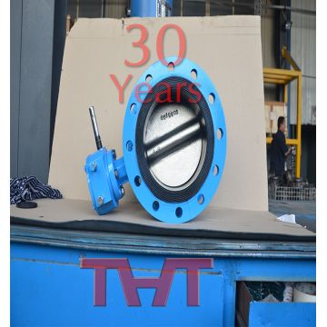 Buy Wholesale China Double Flanged Butterfly Valve/ Gear Operator ...